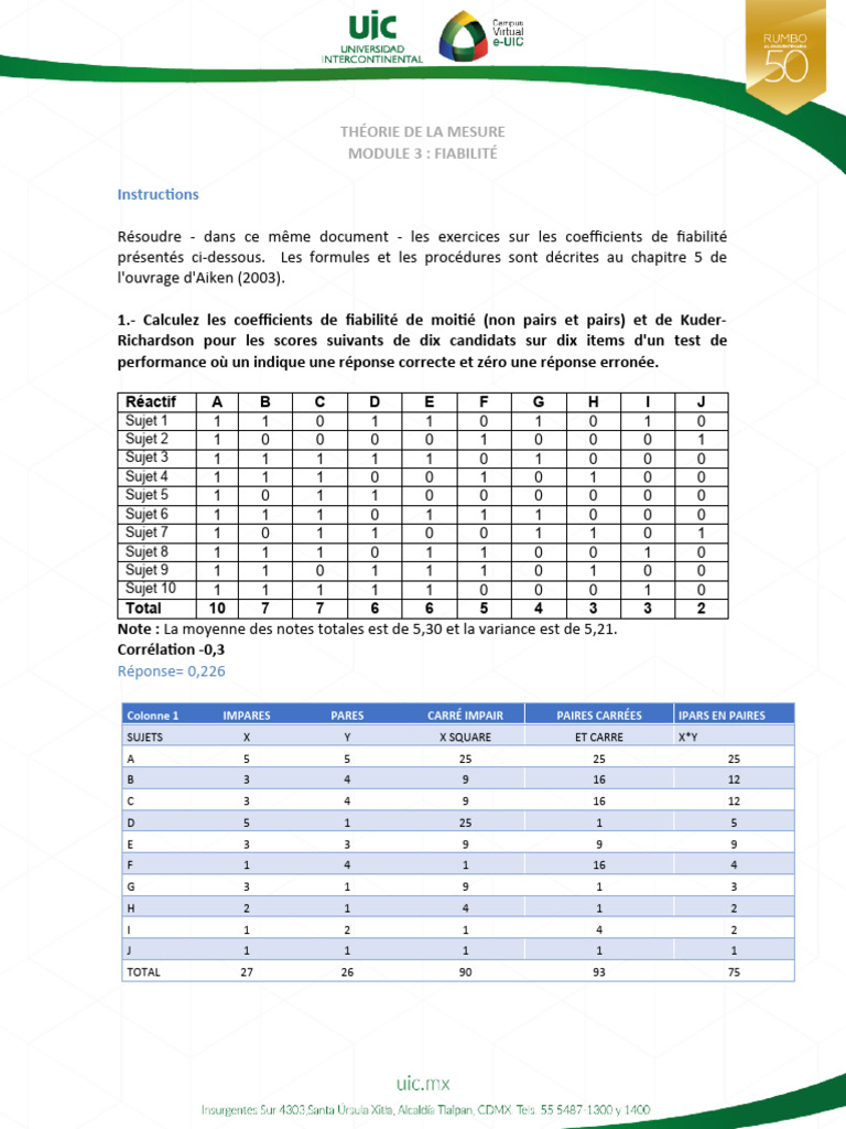 Act_3.1_Aguilar_Aguilar_Exercices de fiabilité | PDF