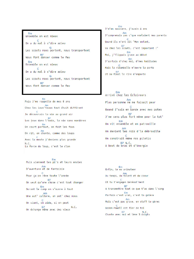 Ensemble On Est Mieux | PDF