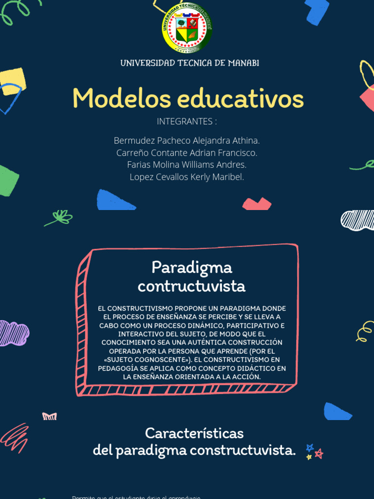 Paradigma Constructivista Educativo | PDF | Constructivismo (filosofía ...