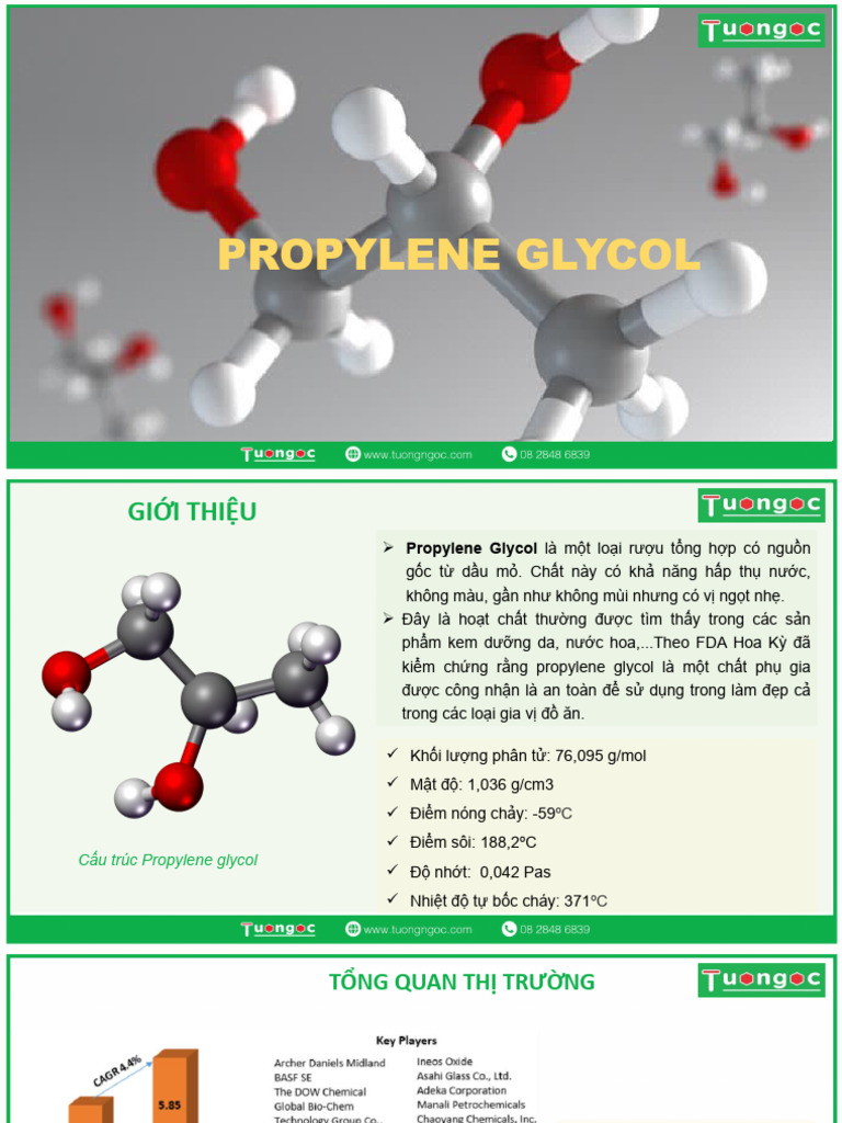 Propylene Glycol - Nghĩa | PDF