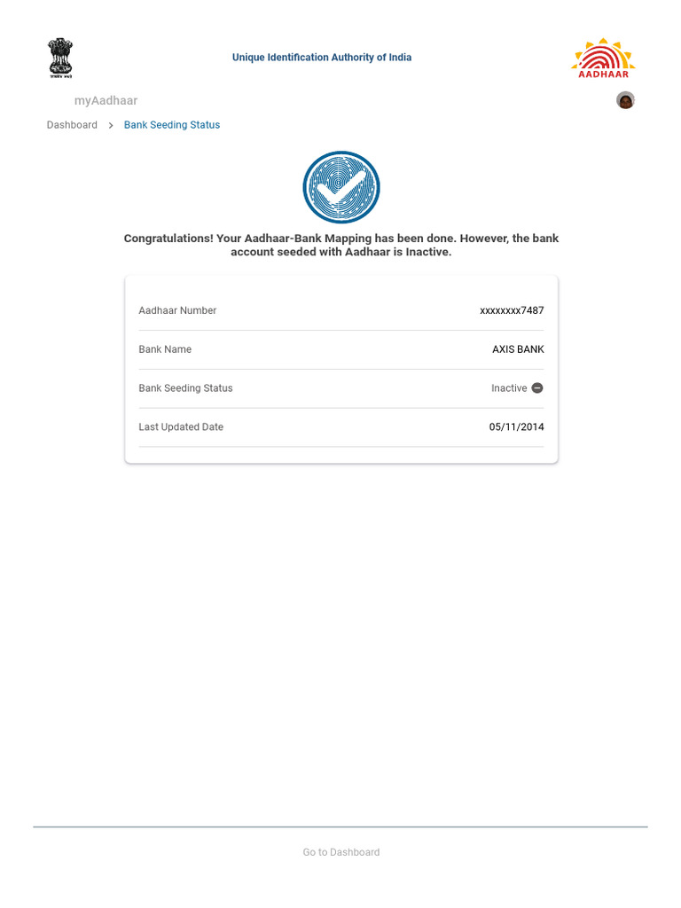 MyAadhaar - Unique Identification Authority of India _ Government of ...