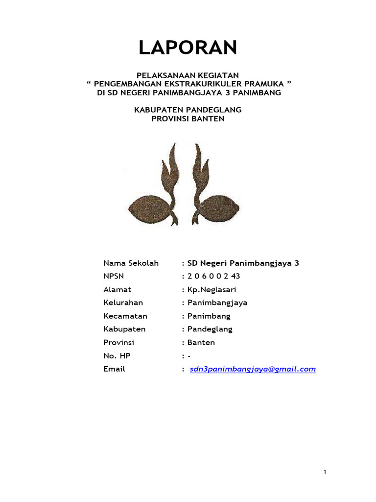 Program Kerja Pramuka 2023 | PDF