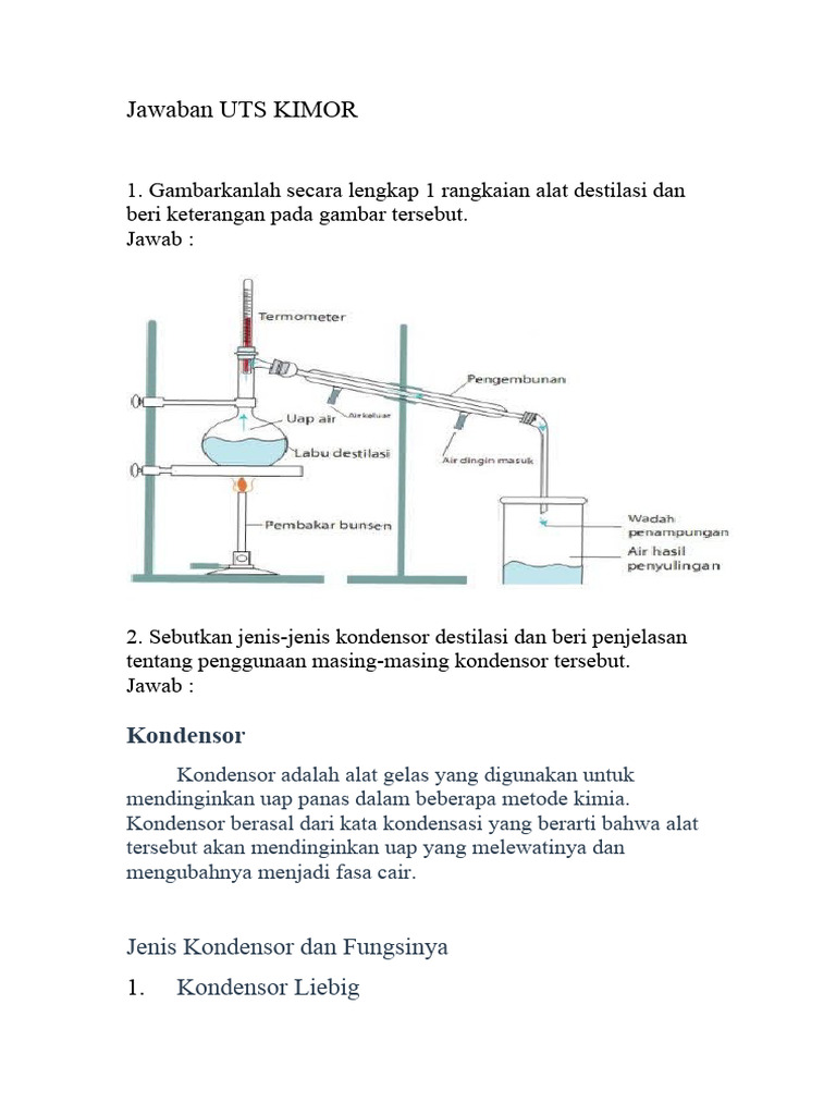Jawaban Uts Kimor | PDF