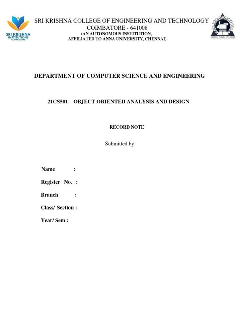 Ooad Final Pdf Use Case Databases