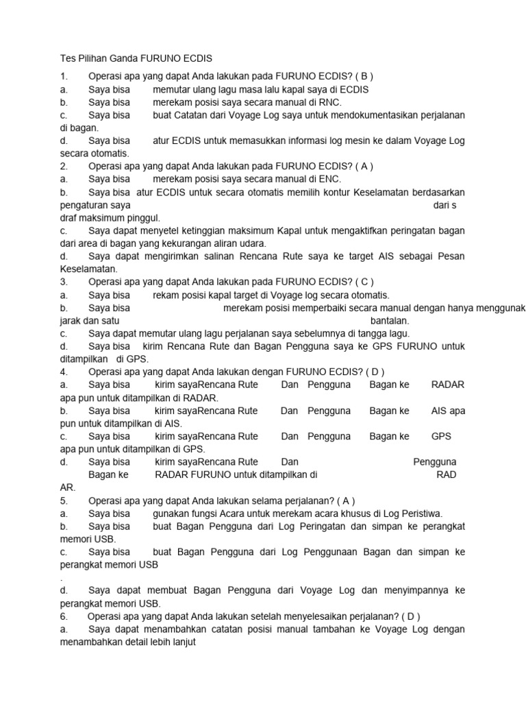 furuno FMD ECDIS.pdf | PDF