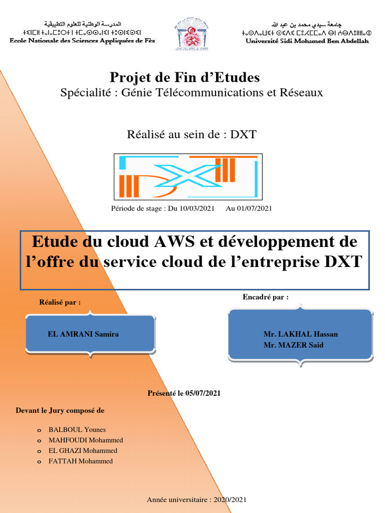 Rapport PFE Final | PDF | Cloud computing | Logiciel en tant que service
