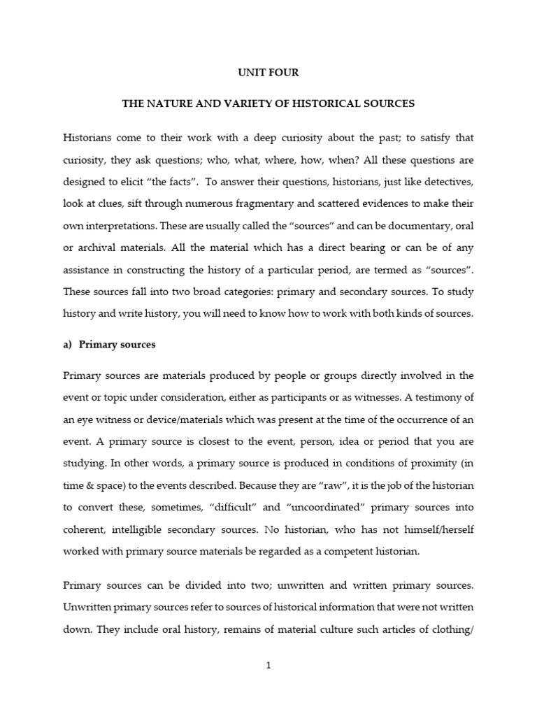 Understanding Historical Sources | PDF | Primary Sources | Historian