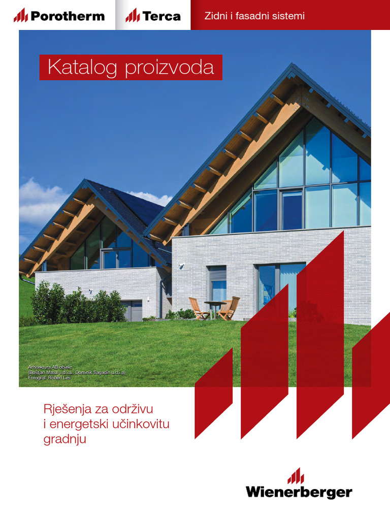 HR MKT BRO WAL POR Porotherm Katalog Proizvoda | PDF