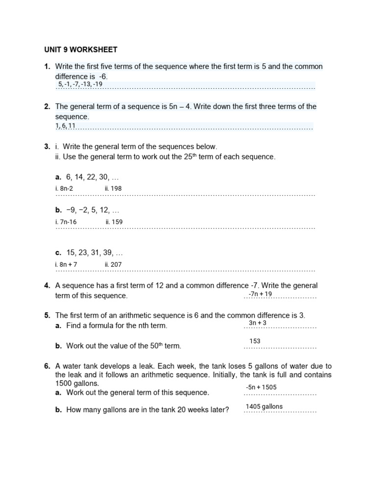 Kami Export - Vicky - Y7 Unit 9 Worksheet | PDF | Theoretical Computer Science | Mathematics