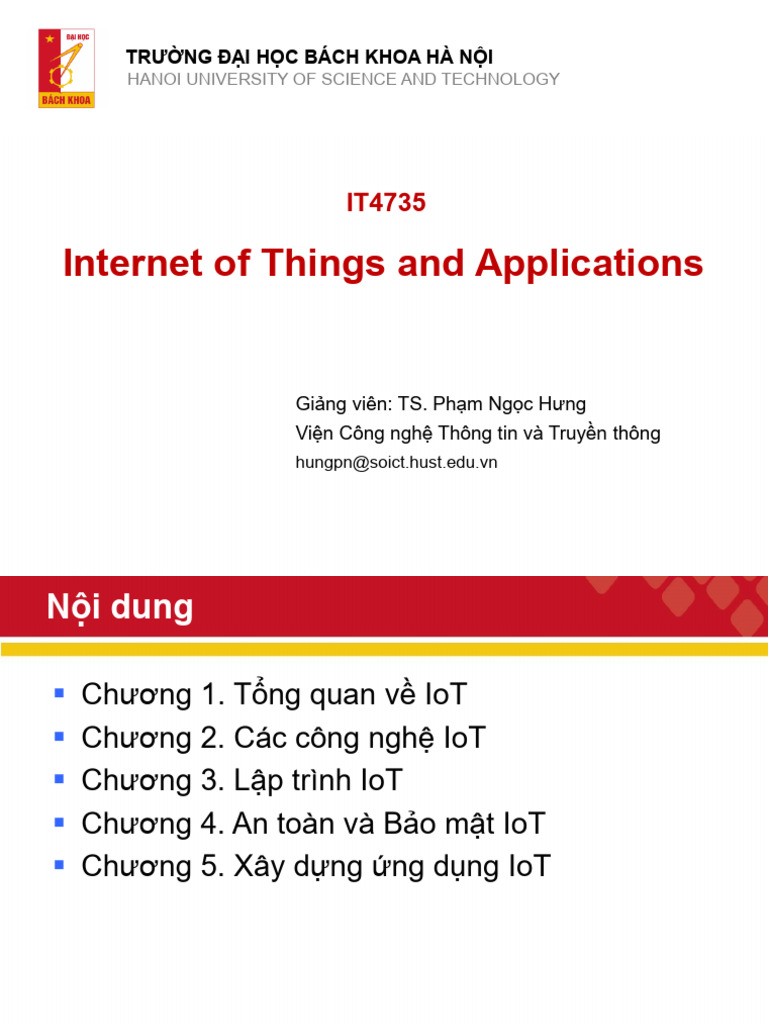 Xây D NG NG D NG IoT | PDF