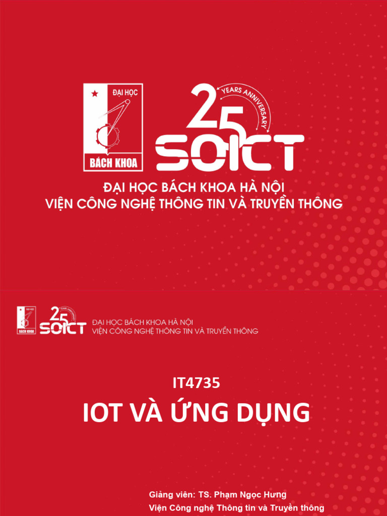 IT4735 - IoT Va Ung Dung - v2022 | PDF