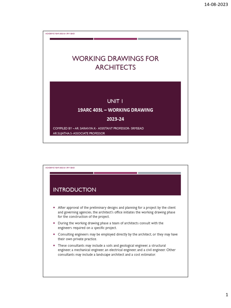 WD Reference | PDF | Architect | Engineer