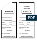 Letter of Poll Watcher Appointment | PDF