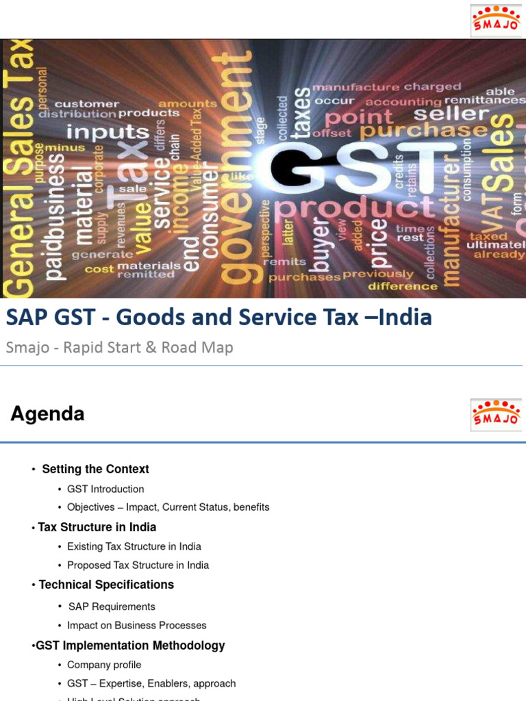 SAP GST Goods and Service Tax India | PDF | Taxes | Business