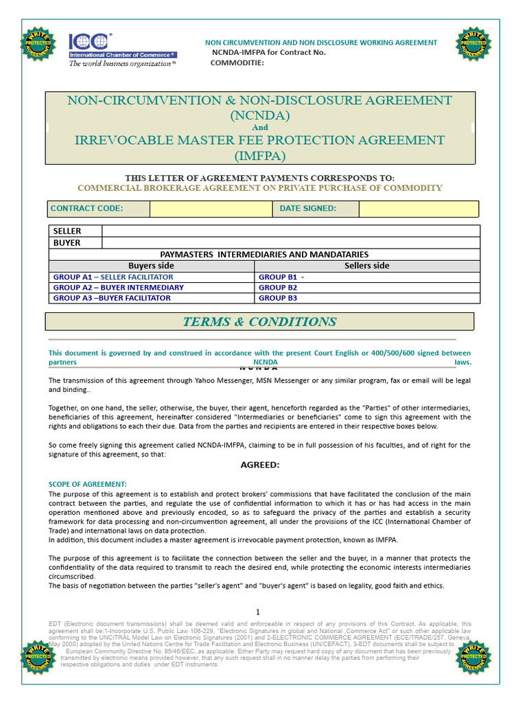 Ncnda Imfpa Oil | PDF