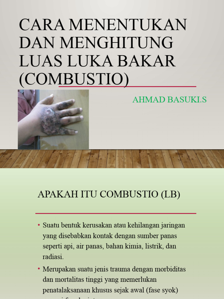 CARA MENENTUKAN DAN MENGHITUNG LUAS LUKA BAKAR (Ahmad Basuki) | PDF