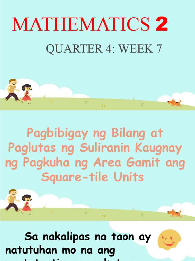 Week 7.MATH 4th QRTR | PDF