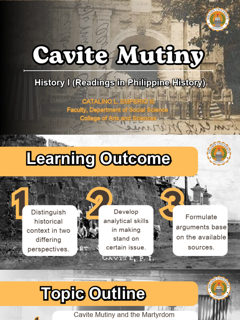 Cavite Mutiny of 1872 | PDF | Philippines | Spanish Colonization Of The ...