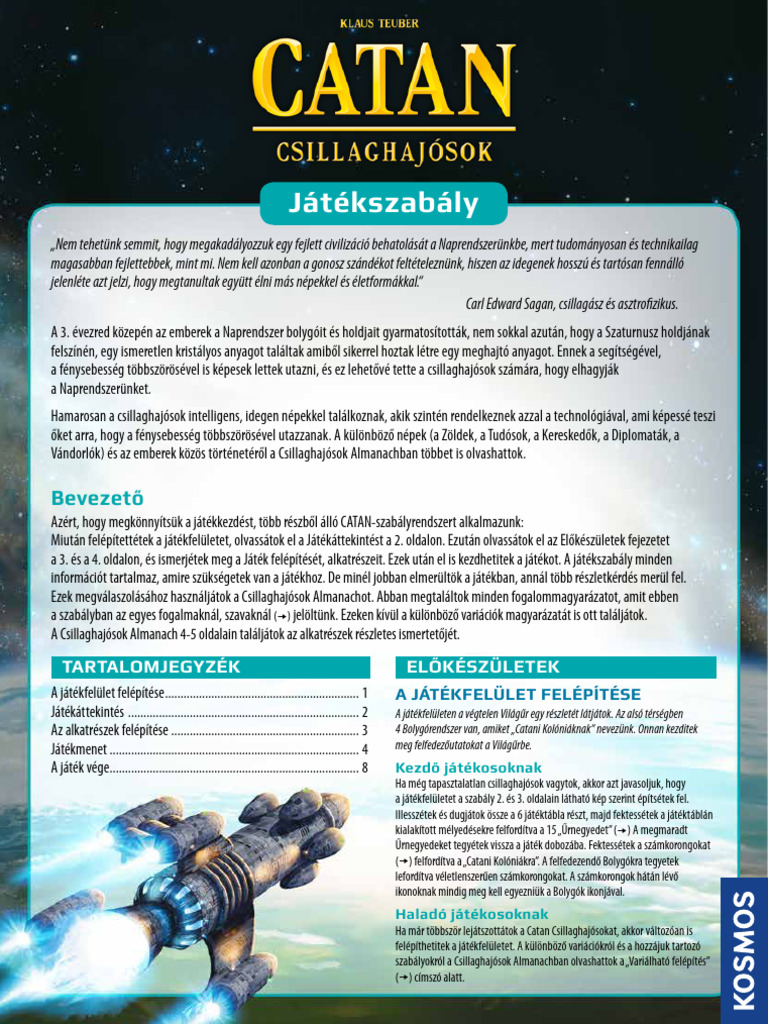 Catan Starfarers H RULES | PDF