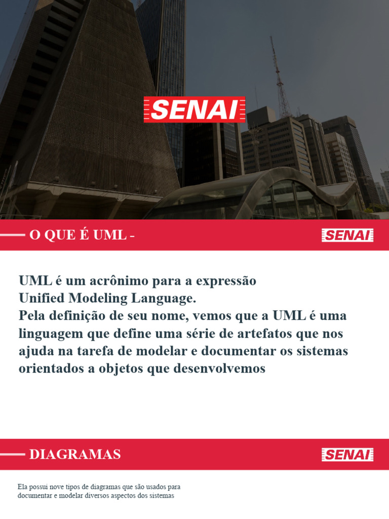 1-O Que É UML | PDF | Linguagem de modelagem unificada (UML) | Diagrama ...