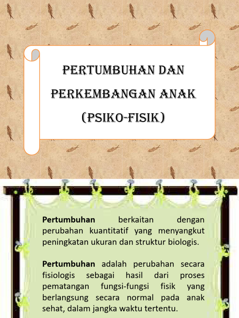 Pertumbuhan Dan Perkembangan Psiko-Fisik | PDF