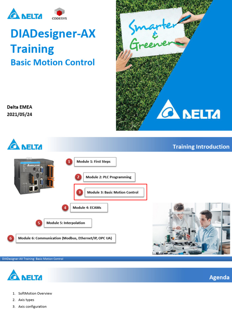 infoPLC - Net - DIADesigner-AX Training (FAE) - 3. Basic Motion Control ...