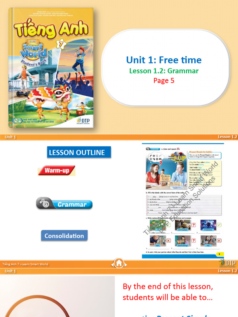 Unit 1 Lesson 1.2 - Grammar | PDF | Linguistic Typology | Language ...