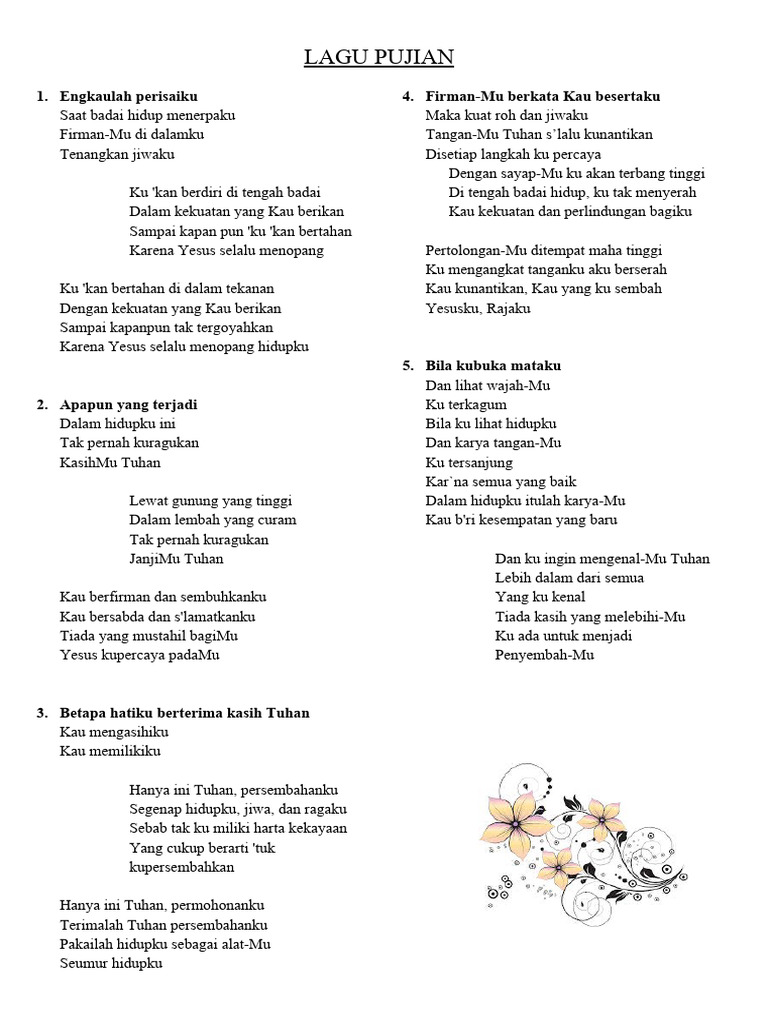 Lagu Pujian | PDF