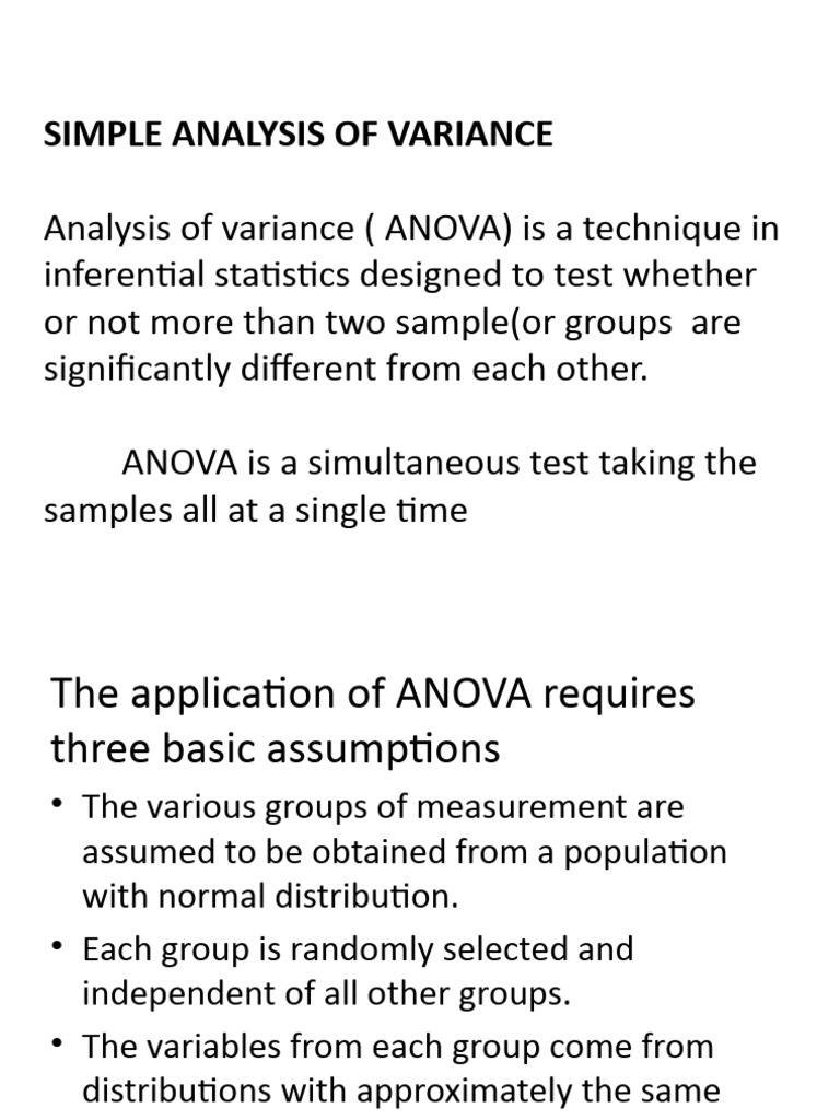 Anova 1 | PDF | Analysis Of Variance | Degrees Of Freedom (Statistics)