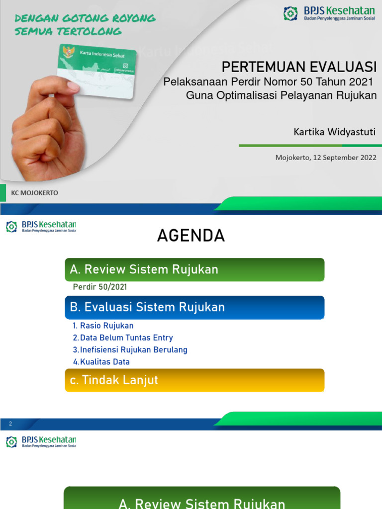 NETTO Materi Evaluasi Pelaksanaan Perdir Nomor 50 Tahun 2021 Guna | PDF