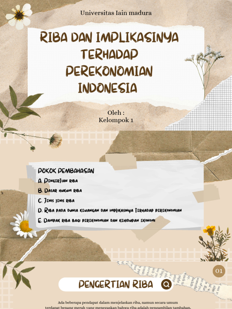 Kelompok 1 Riba Dan Implikasinya Terhadap Perekonomian-1 | PDF | Ilmu ...