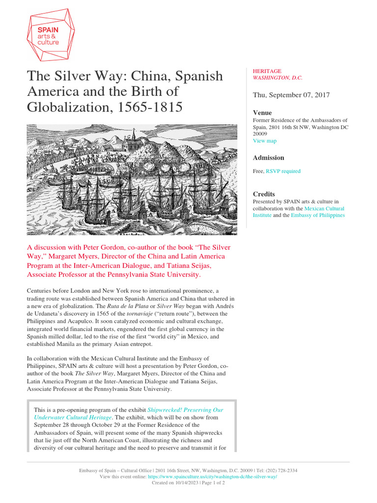 The Silver Way: Globalization Talk | PDF