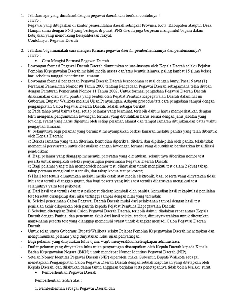 Administrasi Pemerintahan Daerah 2 | PDF