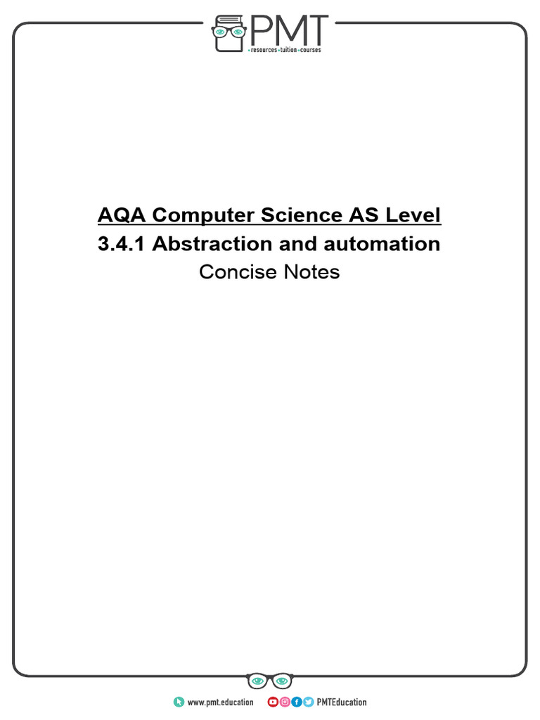 4.1. Abstraction and Automation | PDF