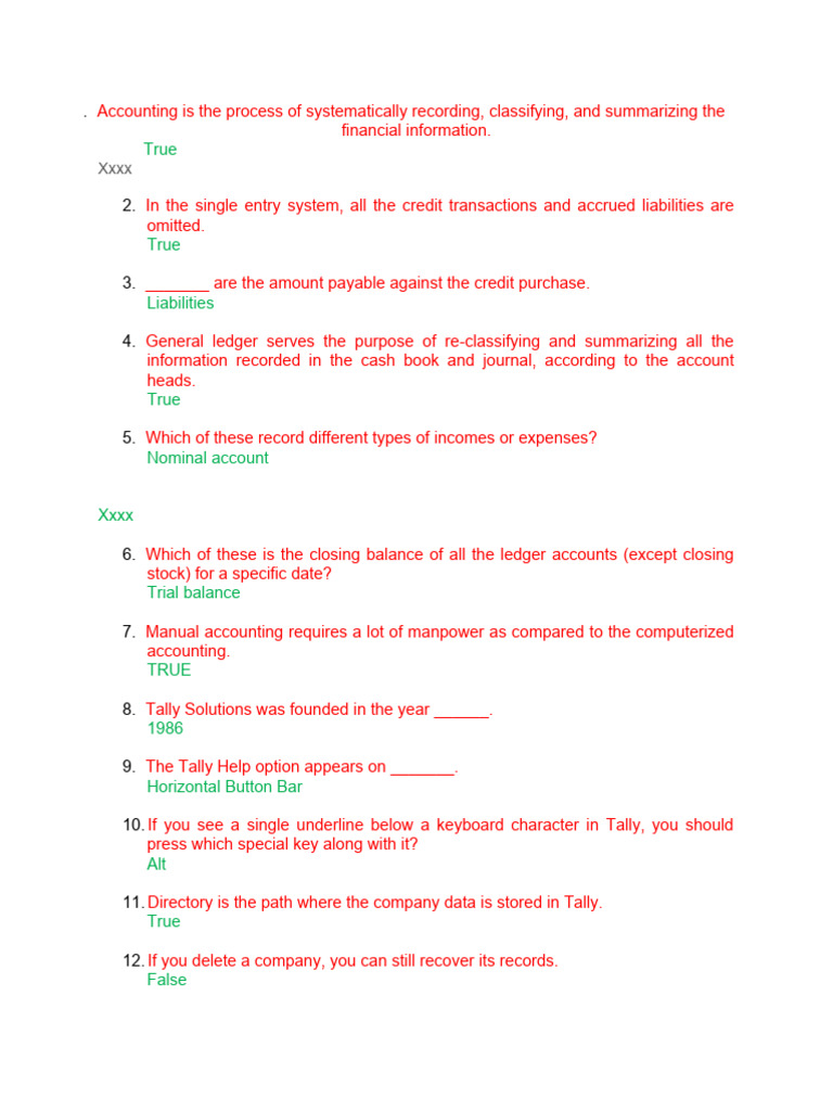 Tally Era Session 60 Q&A Guide | PDF | Finance & Money Management