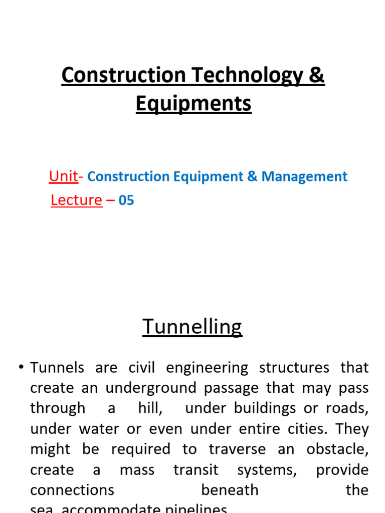 Cte U1l5 Pdf Tunnel Deep Foundation
