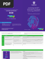 Cambridge IGCSE 0417 Information and Communication Technology Syllabus ...