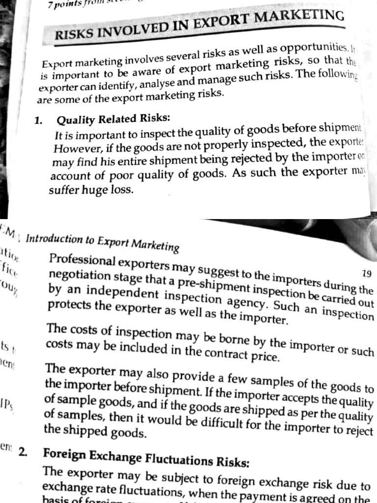 Risk Management | PDF | Exports | Exchange Rate