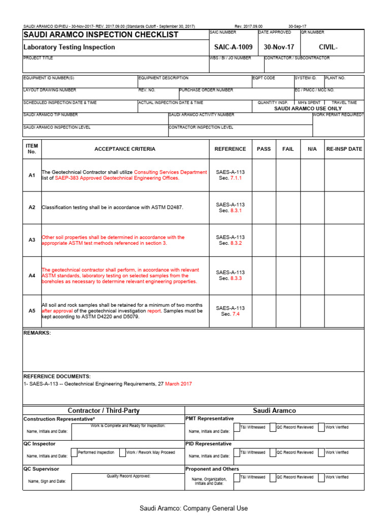 Saic A 1009 | PDF | Geotechnical Engineering