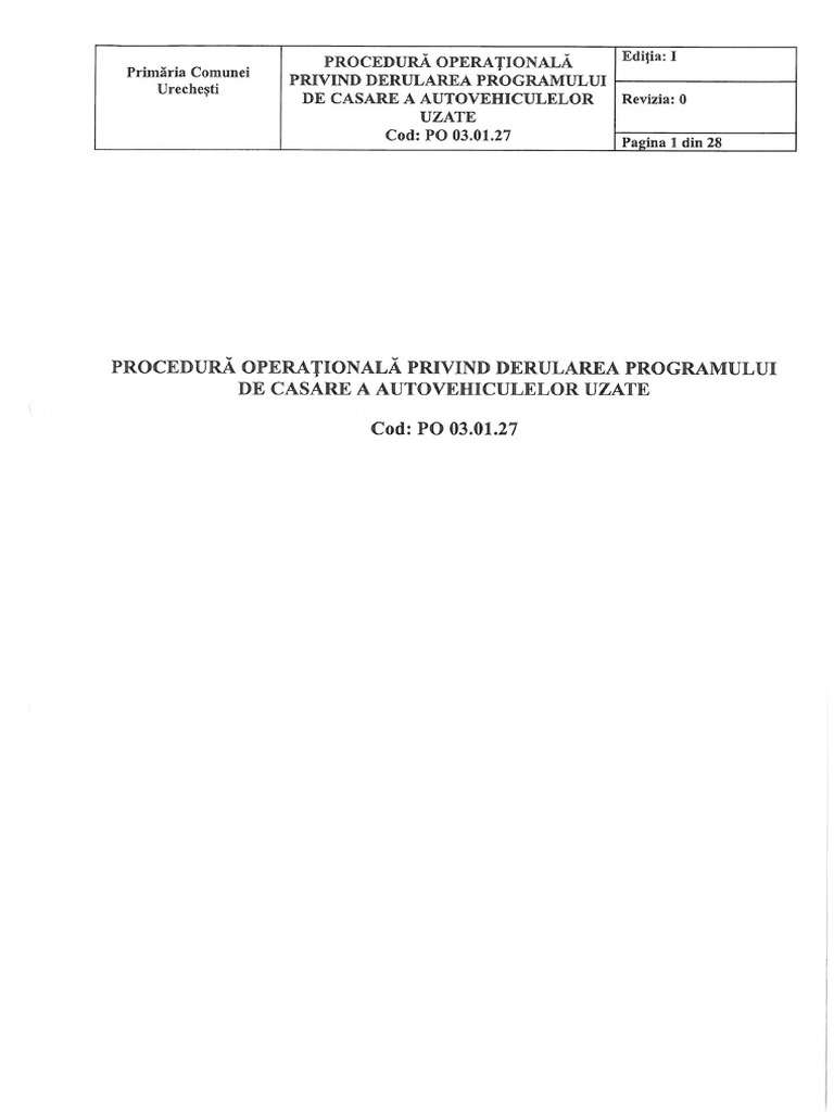 Procedura Interna Rabla Local 2023 | PDF