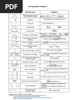 Copy Reading Symbols | PDF | Language Arts & Discipline