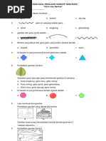 Soal Seni Rupa Kelas 1 SD Kurikulum Merdeka | PDF | Griya & Taman | Seni