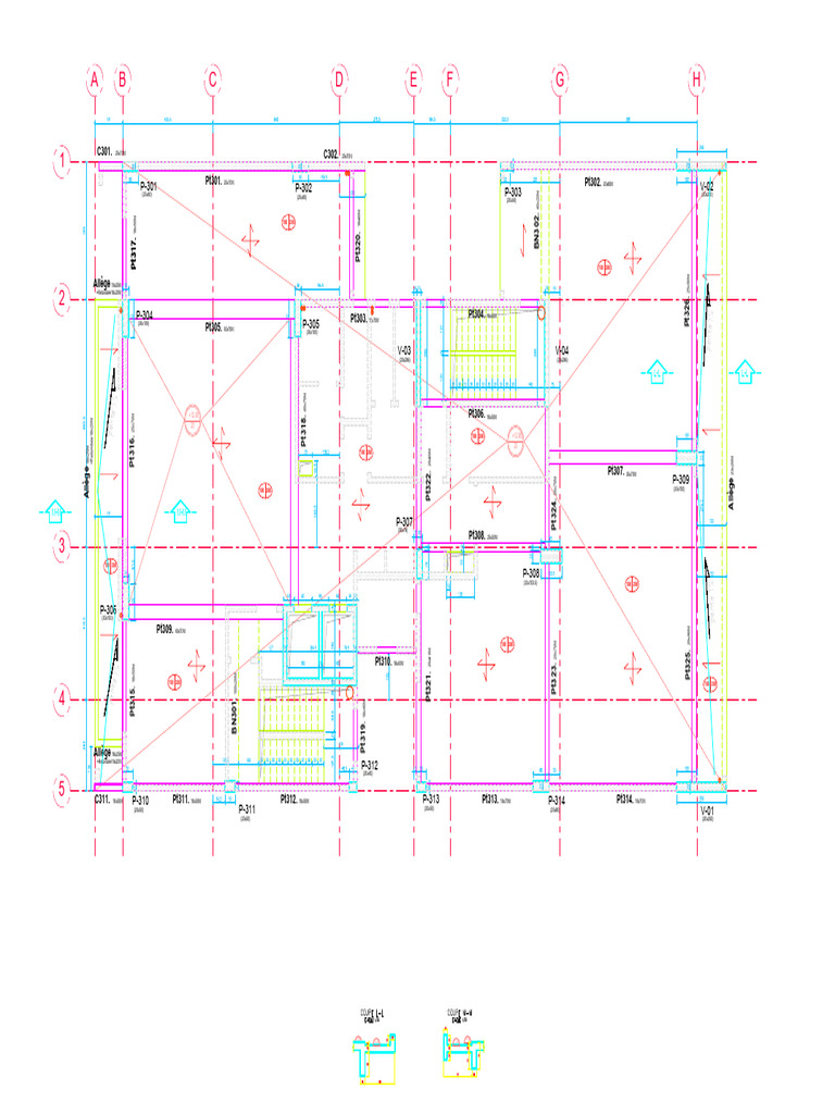 coffrage ph etage 1 | PDF