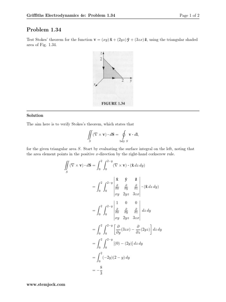 Griffiths ED4 e CH 1 P 34 | PDF | Mathematics | Mathematical Physics