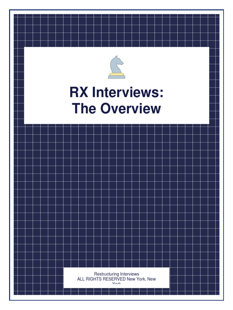 RX Guide - Overview | PDF | Debt | Capital Structure