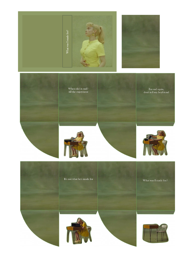 Pop Up Book Billie - Template A3 | PDF