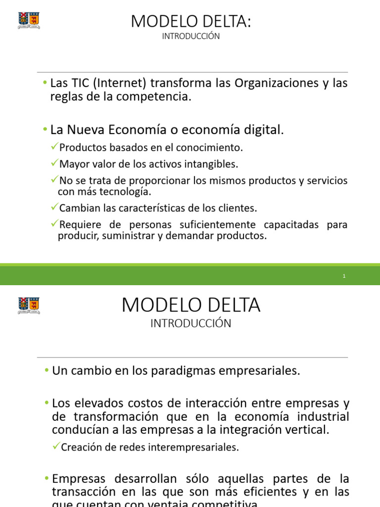 Unidad 4 Modelo DELTA | PDF
