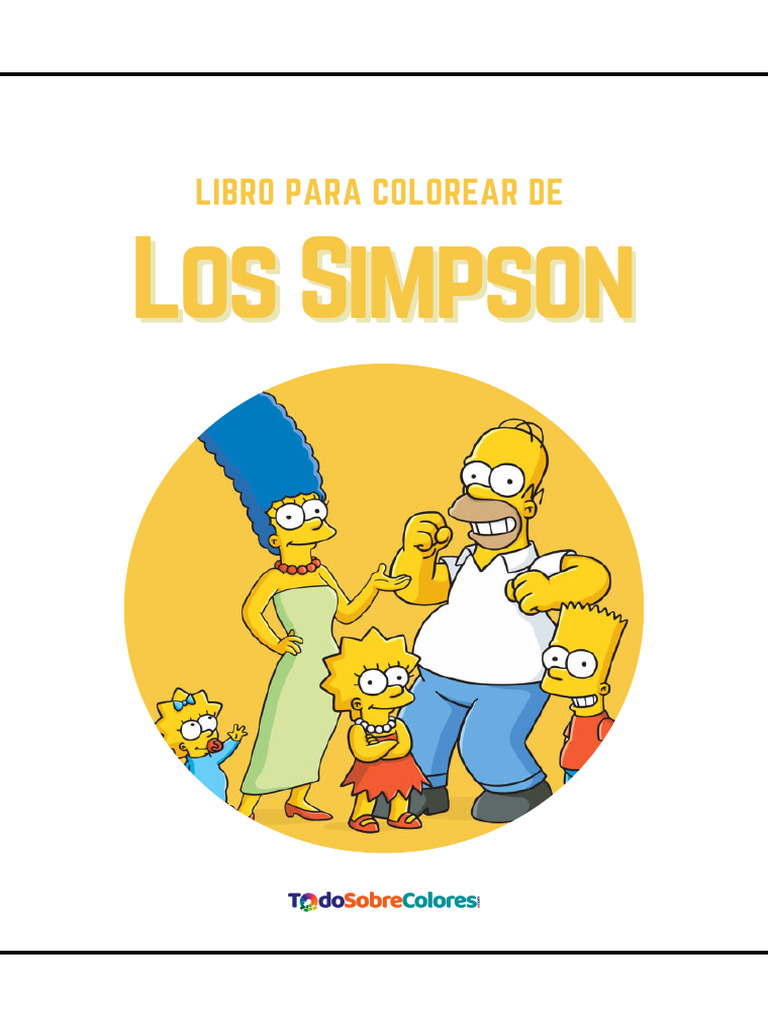 Copia de Libro para Colorear de Los Simpson | PDF