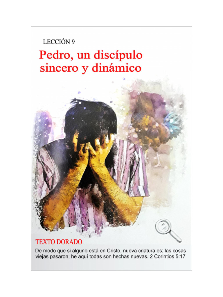 Lección 09 Pedro Un Discípulo Dinámico y Sincero - Esp | PDF | Jesús ...