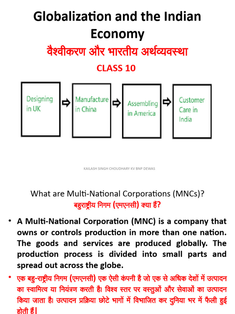 Globalization and The Indian Economy | PDF